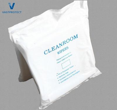 China VPT801 9*9 Inch Laser Sealed Edge Particle Free Lint Free Microfiber Cleanroom Wipers for sale