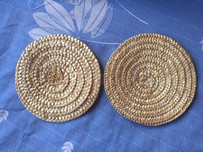 China Handcrafted Straw Plaited Articles - Natural Materials, Traditional Weaving, Various Sizes 10-50cm for sale