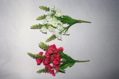China Artificial Flowers UV Resistant 30cm Silk Rose Bouquet for Home Wedding Decoration for sale