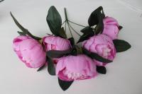 China Artificial Flowers UV Resistant Faux Silk Floral Arrangements for Home Decor 12 Stems for sale