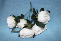 China Artificial Flowers UV Resistant Faux Silk Floral Arrangements for Home Decor 12 Stems for sale