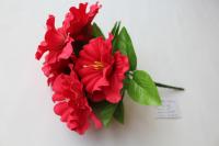 China Artificial Flowers UV Resistant Silk Rose Bouquet 12 Stems 60cm Tall for Home Wedding Decoration for sale