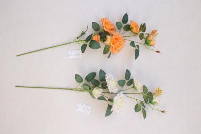 China Realistic Artificial Flowers UV Resistant Faux Silk Floral Arrangement 30cm for sale