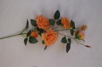 China Realistic Artificial Flowers UV Resistant Faux Silk Floral Arrangement 30cm for sale
