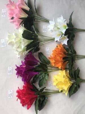 China Realistic Artificial Flowers Bulk Wholesale 30cm UV Resistant Faux Silk Floral Arrangements for sale