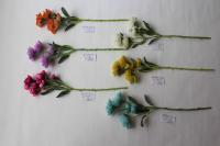 China Artificial Flowers UV Resistant 30cm Silk Rose Bouquet for Home Decoration for sale