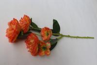 China Artificial Flowers UV Resistant 30cm Silk Rose Bouquet for Home Decoration for sale