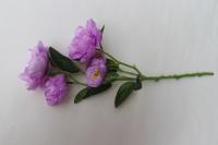 China Artificial Flowers UV Resistant 30cm Silk Rose Bouquet for Home Decoration for sale
