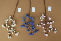 China Artificial Flowers UV Resistant Faux Silk Floral Arrangements for Home Wedding Decoration 12 Stems for sale