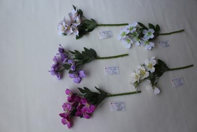 China Artificial Flowers UV Resistant Faux Silk Floral Arrangements for Home Decor 12 Stems for sale