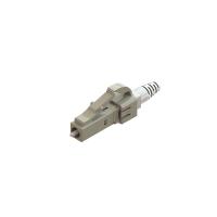 China Duplex LC UPC Connector 3mm Beige Multimode Fiber Connector kits with ceramic ferrule for sale