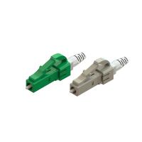 China Duplex LC UPC Connector 3mm Beige Multimode Fiber Connector kits with ceramic ferrule for sale