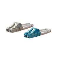 China Optical Fiber LC Duplex Connector Plastic / Metal Housing With Different Boot for sale