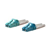 China Optical Fiber LC Duplex Connector Plastic / Metal Housing With Different Boot for sale