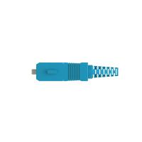 China SC Short Boot Optic Fiber Connector Om3 With Multimode Fiber Type for sale