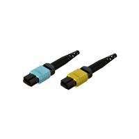 China High Temperature Stability MPO Fiber Patch Cord Connector For Fiber Communication for sale