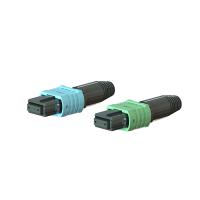 China Single Mode Multimode MPO Connector 4 - 24 Cores For Data Transmission CATV LAN for sale