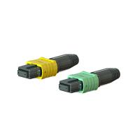 China Plastic Injection MPO Fiber Optic Connector Mini Size For Fiber Communication for sale