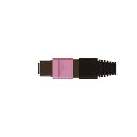 China MPO MTP Connector With Jacked Ribbon Boot 3.0mm 12 core connector OM4 meganta for sale