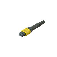 China Telecommunication MPO Connector 3.5 60mm 16 Cores Male Female Bais Key long boot for sale
