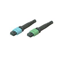 China High Precision MPO Fiber Optic Connector 3.5mm Multimode / Single Mode Fiber Type for sale