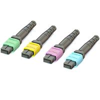 China 16 Cores Male Female MPO Fiber Connector For Quick Reconfiguration for sale