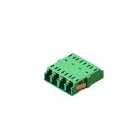 China 4 Multimode LC Fiber Optic Adapter Reduce Fiber Optic Couplers For CATV / FTTX for sale
