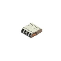 China 4 Multimode LC Fiber Optic Adapter Reduce Fiber Optic Couplers For CATV / FTTX for sale