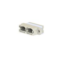 China Quad MPO FTTX Fiber Optic Adapter Coupler With Good Wearability Interchangeability for sale