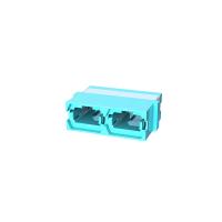 China MPO Fiber Optic Adapter Duplex 8 Ports With Flangeless And Dust Cap for sale