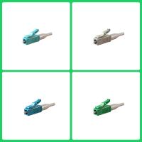 China Fiber Connector LC APC 2.0mm Round Boot two pieces SM /MM Version For FTTH Network for sale