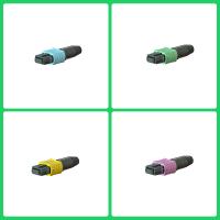 China High Precision Interchangeable MPO Connector 2.0mm Rare Ribbon Boot Agua 125um for sale