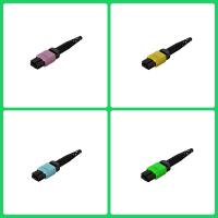 China MPO/MTP Single Mode Fiber Optic  Connector Male/Female MTP 12/16Core With MT Ferrule for sale