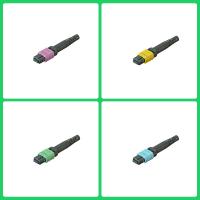 China MPO 2.0mm Fiber Optic Connector Kits Male/female MTP 12/24 Core Ferrule Fiber for sale