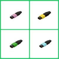 China Single Mode MTP Connector Kits OM4 12X 2.0mm round boot Durable IEC requirement for sale