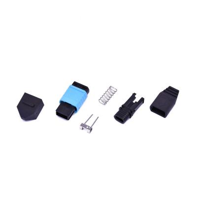 China MPO 5.0mm Fiber Optic Connector Bare Ribbon Boot 12/24 Core Ferrule Fiber Jack for sale