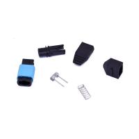 China MPO 5.0mm Fiber Optic Connector Bare Ribbon Boot 12/24 Core Ferrule Fiber Jack for sale