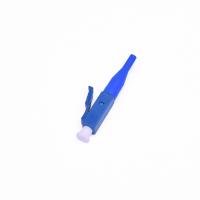 China Agua Blue Boot Color LC APC Fiber Optic Quick Connector in 0.9mm and 2.0mm for High Durability for sale