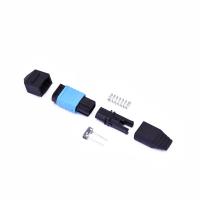 China 3.0mm MTP MPO OM3 Connector 16 12 Core Offset Key Fiber Array Support Mold Design for sale