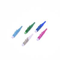 China LC LC Fiber Connector 2.0mm 3.0mm Round Long Boot For FTTH Network Duplex Mode for sale