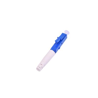 China Fiber Connector LC APC 2.0mm Round Boot two pieces SM /MM Version For FTTH Network for sale