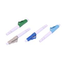China 34mm Long Simplex Fiber Optic LC Connector 2.0MM Multimode for FTTH network for sale