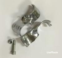 China ISO9001 Chrome Plated Pipe Fittings Joint  2 Pipe Mounting Bracket for sale