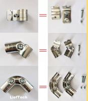 China Lief Technology Chrome Plated Pipe Connectors Steel Chrome Tube Fittings for sale