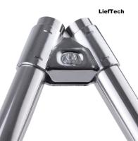 China CRS Cold Rolled Steel Metal Tube Joints 2.5mm Thickness Pipe Connectors for sale