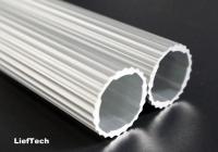 China Thickness 1.2mm Aluminium Alloy Pipe Roller Shaft Corrugated Aluminum Tube for sale