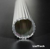 China Thickness 1.2mm Aluminium Alloy Pipe Roller Shaft Corrugated Aluminum Tube for sale