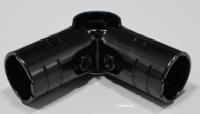 China L Type Metal Pipe Connectors Metal Tube Joints For 28mm Pipe for sale