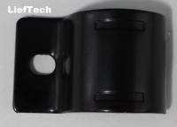 China Steel 28mm Metal Pipe Connectors Lean Tube Bracket Flat Fixed Joint Light Weight for sale