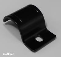 China Steel 28mm Metal Pipe Connectors Lean Tube Bracket Flat Fixed Joint Light Weight for sale